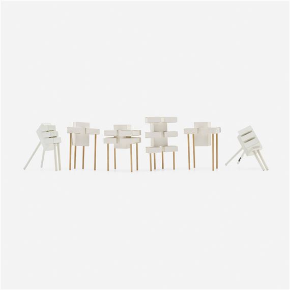 Lawrence Laske | Furniture models for Memphis, set of six (1987 - 1988 ...