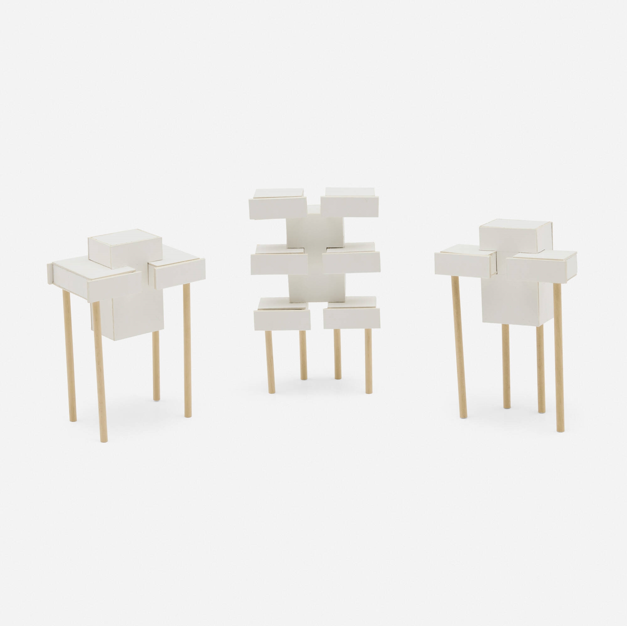 Lawrence Laske | Furniture models for Memphis, set of six (1987 - 1988 ...