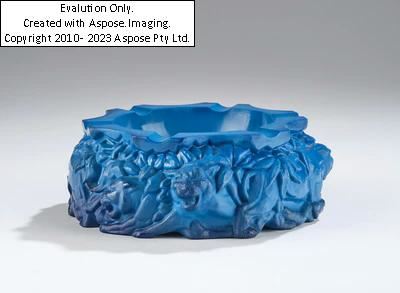 Curt Schlevogt | so-called ‘Lapis-Lazuli-Glas’, blue opalescent glass ...