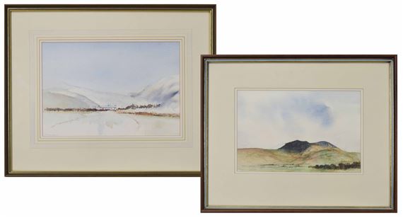 Edward Morris | Mountainous winter landscape | MutualArt