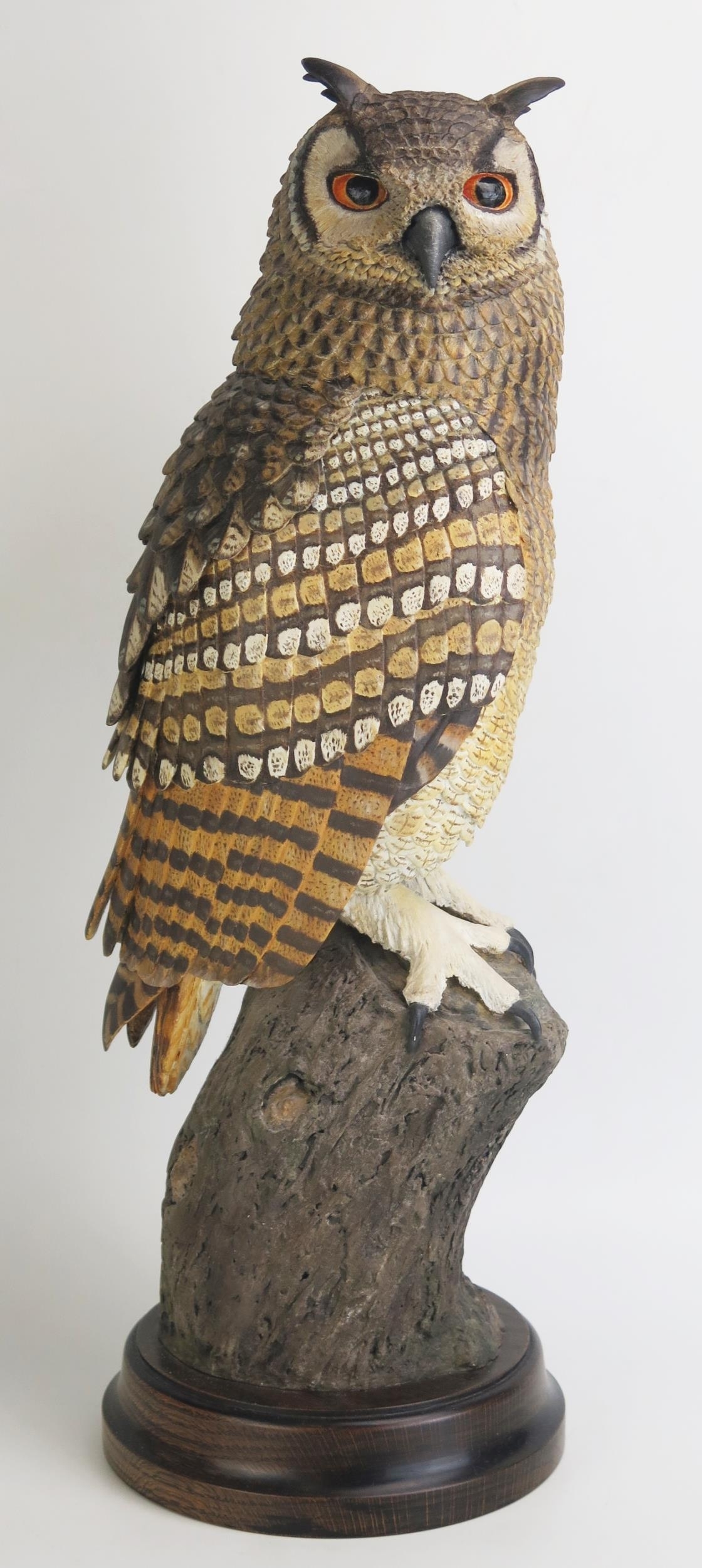 Chris Farrant | a resin model of an eagle owl | MutualArt