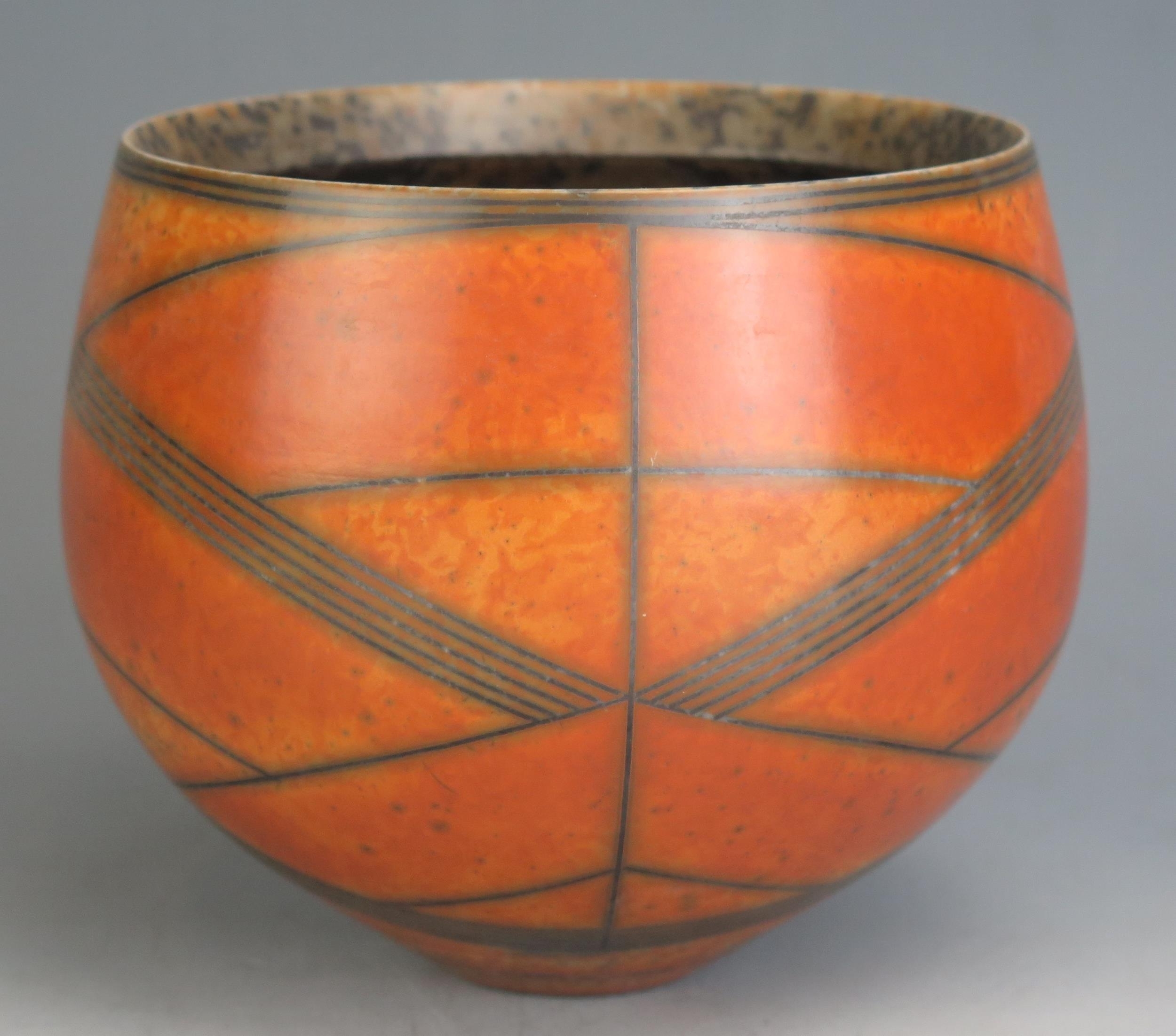 Duncan Ross | _ A Studio Pottery Raku Vase | MutualArt