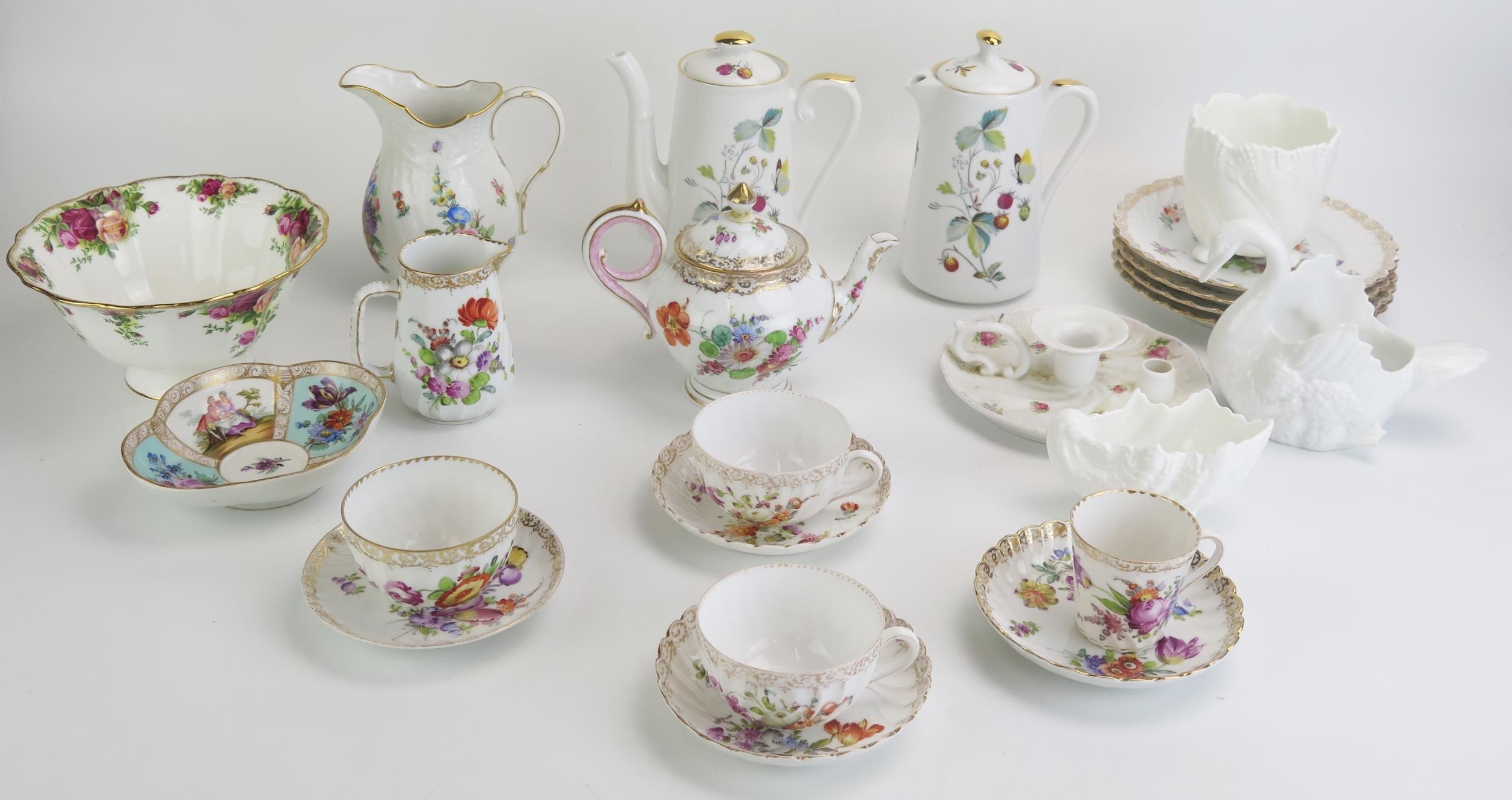 Royal Worcester | A collection of Royal Worcester and German porcelain ...