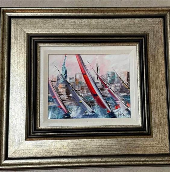 Victor Spahn | Victor Spahn “Sails Outside New York” (2016) | MutualArt