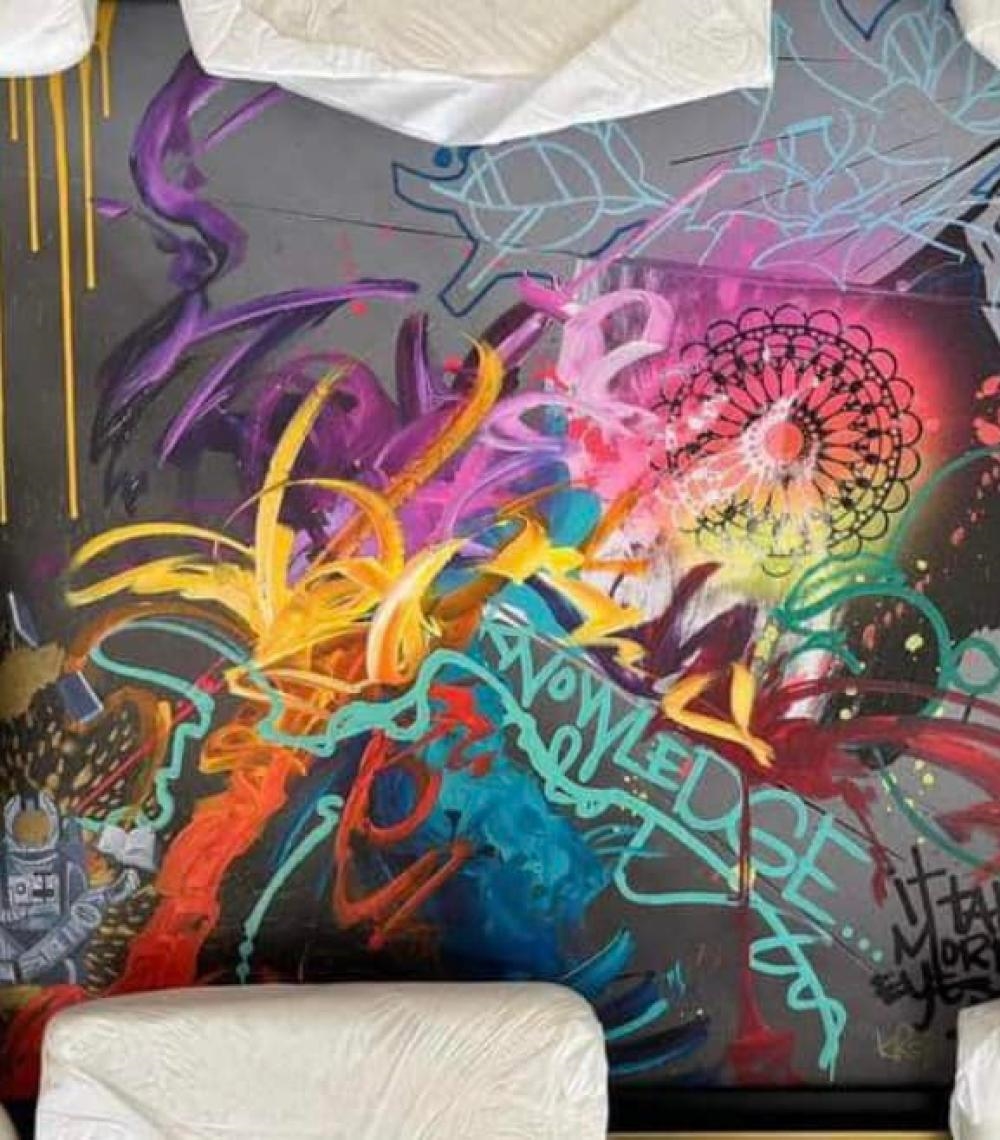 Kevin Vigil | The Kre8tion of Knowledge (2022) | MutualArt