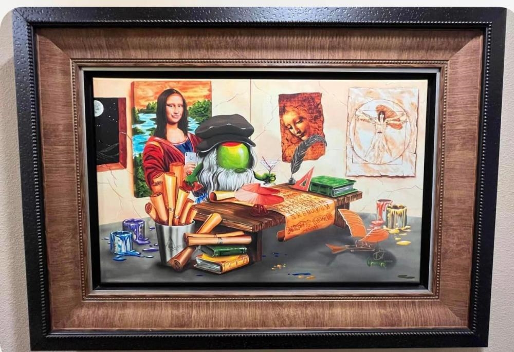 Michael Godard | Da Vinci's Smile (2018) | MutualArt
