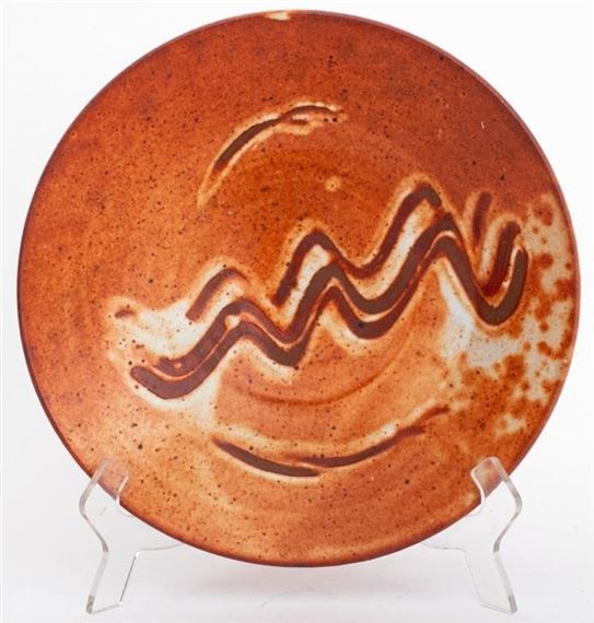 Warren MacKenzie | Warren MacKenzie Shino Glazed Stoneware Charger ...