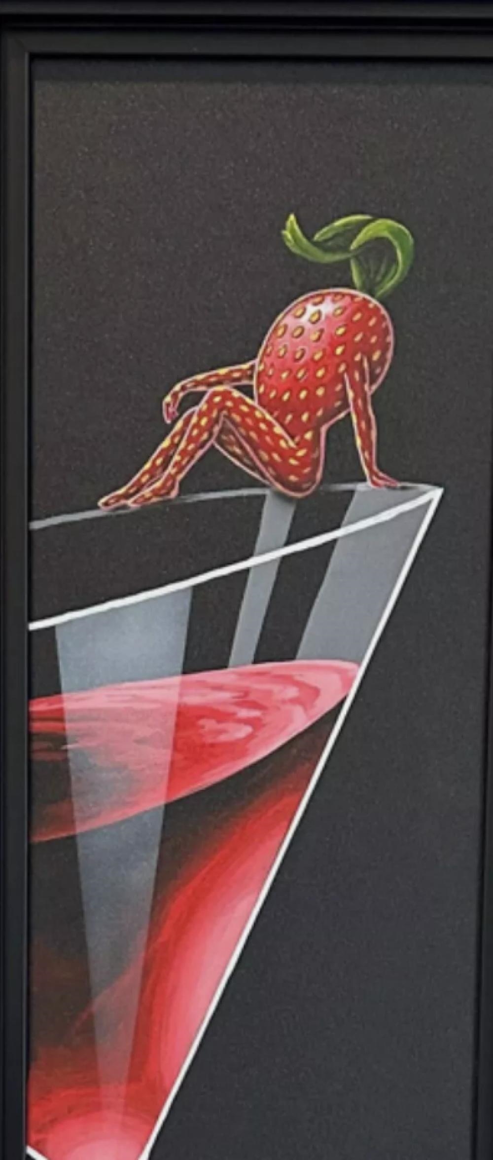 Michael Godard | Strawberry Tini (2019) | MutualArt