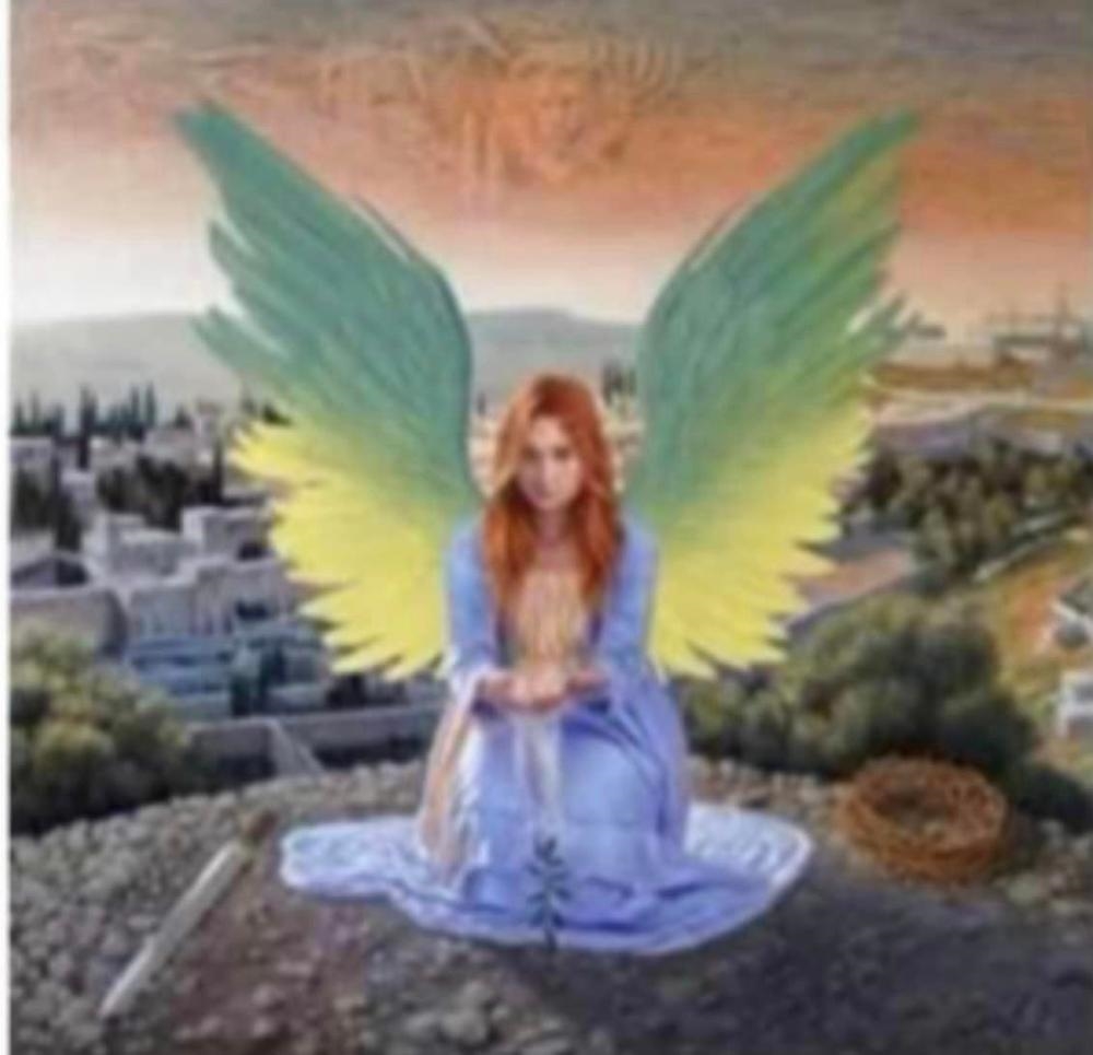 Michael Cheval | Angel of Jerusalem (2024) | MutualArt