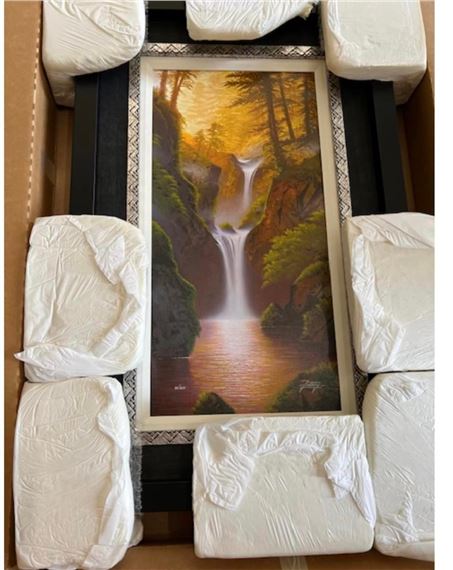 Jon Rattenbury | Golden Falls (2021) | MutualArt