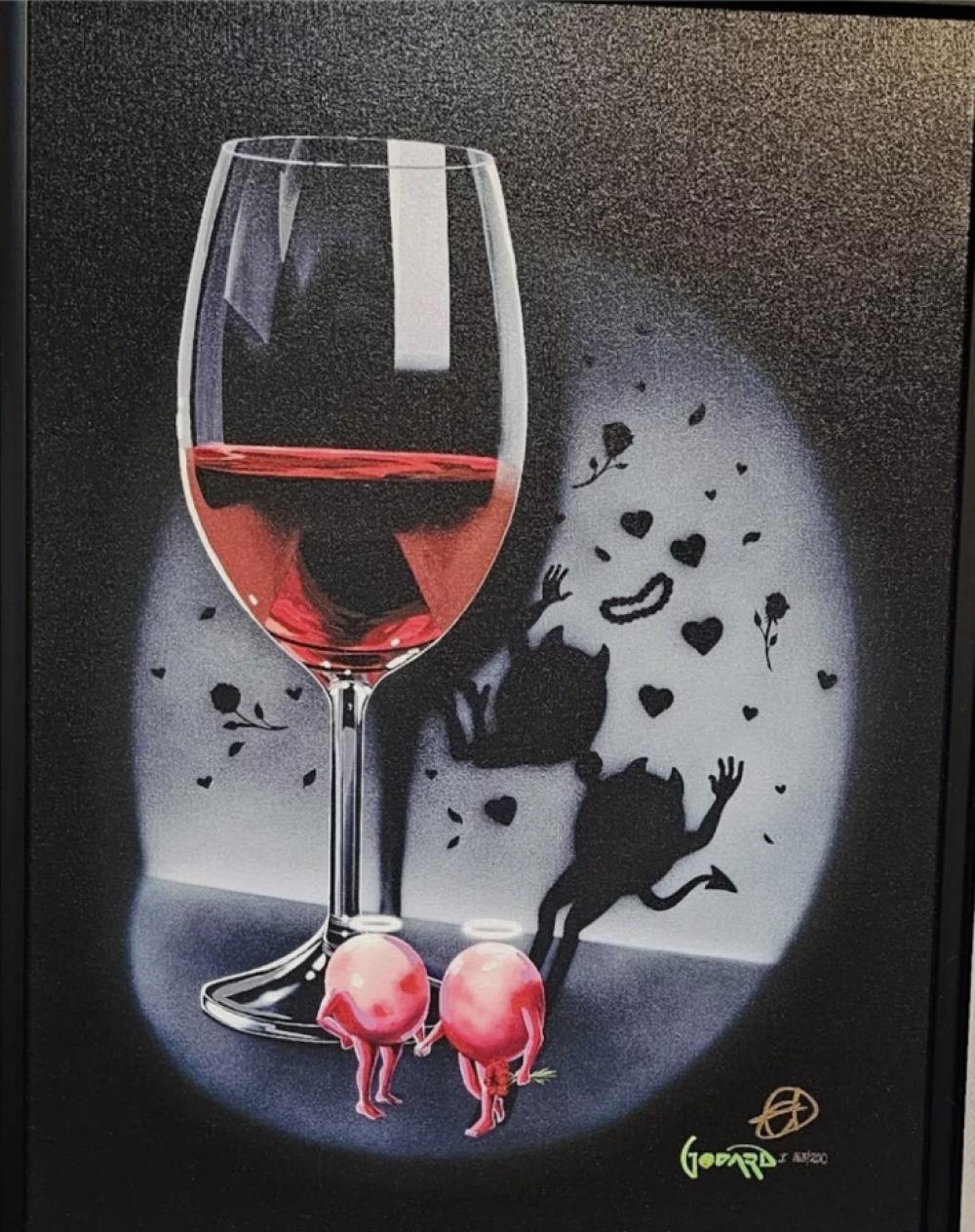 Michael Godard | She Devil Red Wine (2020) | MutualArt