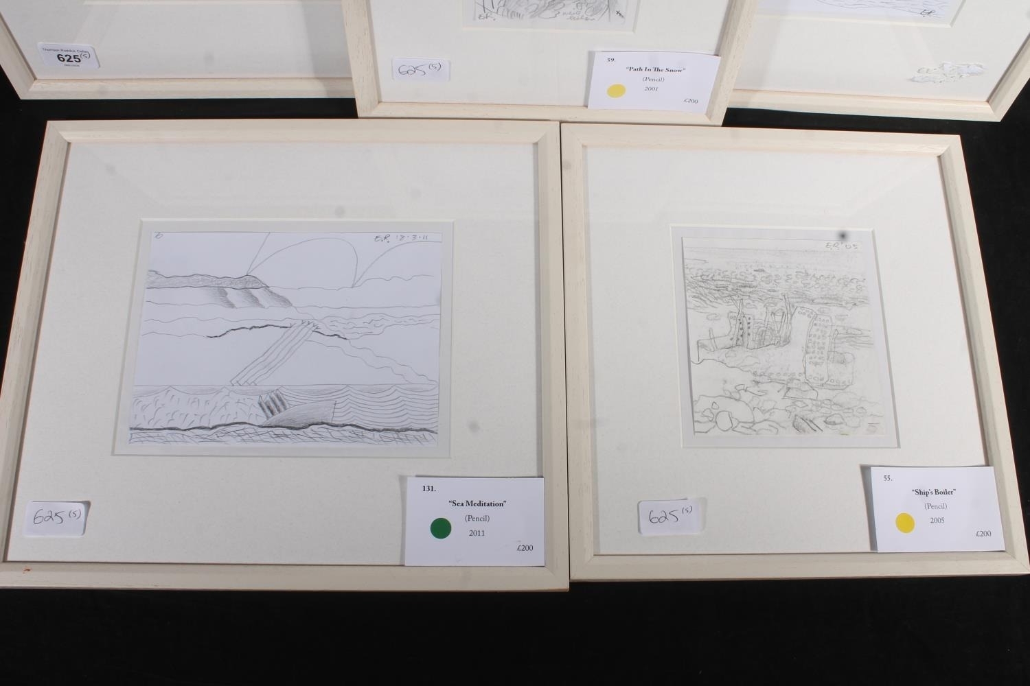 Eric Ritchie | five pencil drawings | MutualArt