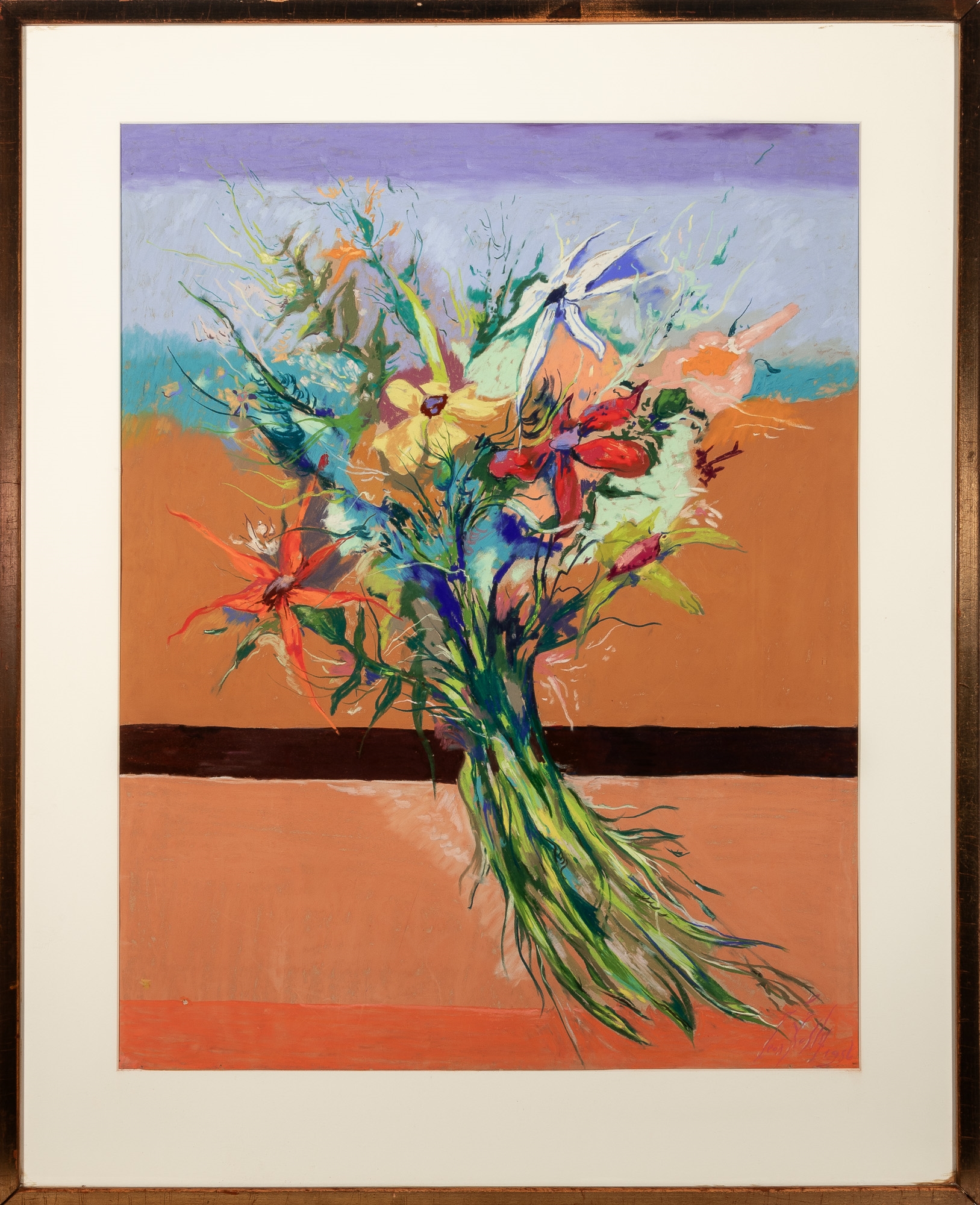 Leon Kelly | Fleurs volantes (1956) | MutualArt
