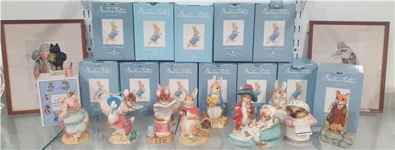 Beatrix Potter | A COLLECTION OF BEATRIX POTTER FIGURINES | MutualArt