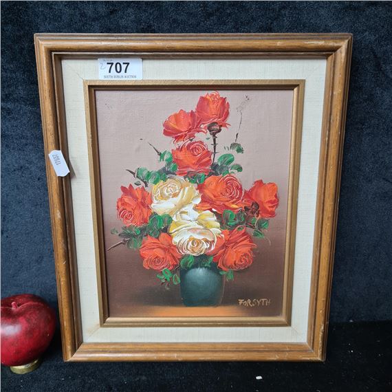 William Forsyth | . An original William Forsyth oil on canvas painting ...