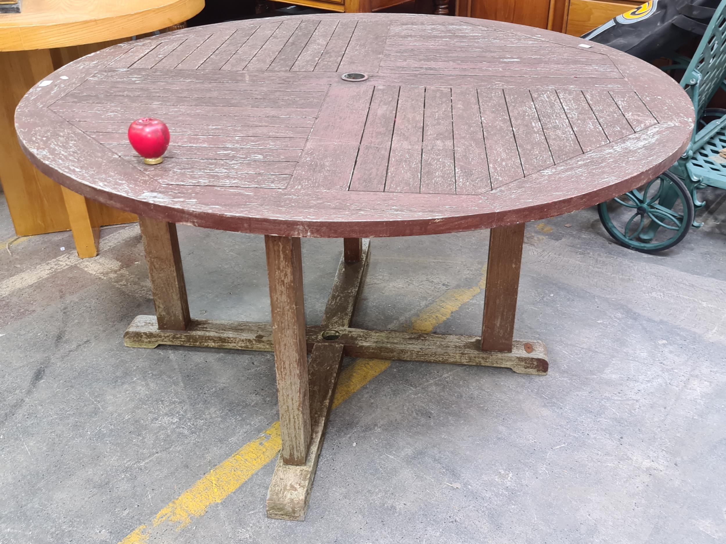 Plantation | A JAVA Bay plantation teak wood garden patio table | MutualArt