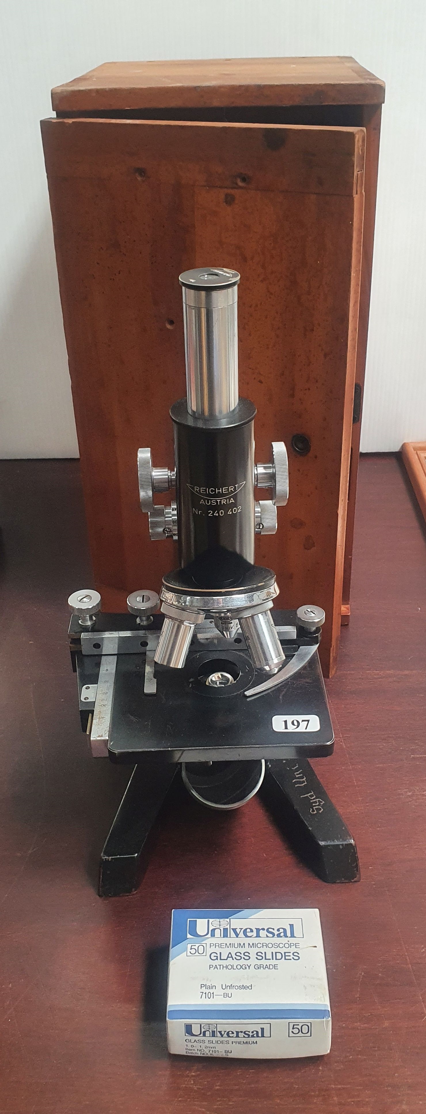 Reichert | A VINTAGE MICROSCOPE | MutualArt