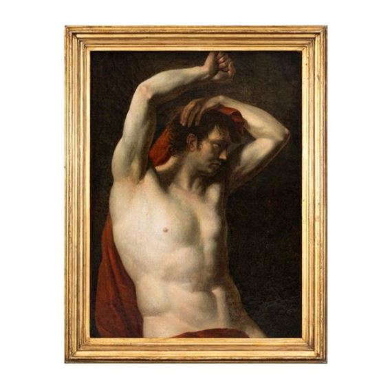 Jacques Louis David Nu Viril Mutualart