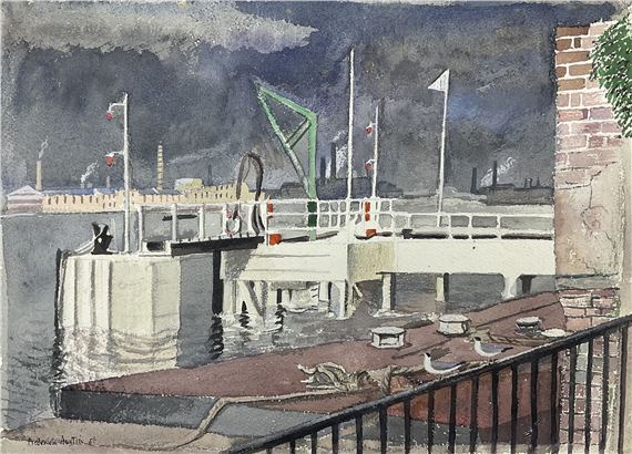 Frederick George Austin | Oil Wharf - Wandsworth (56) | MutualArt