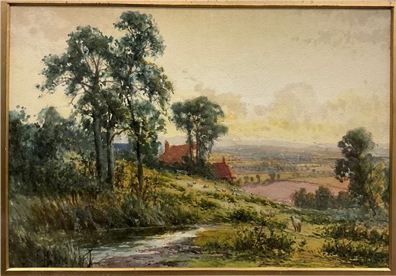 Frank Hider | Dawn over the Welsh Valleys | MutualArt