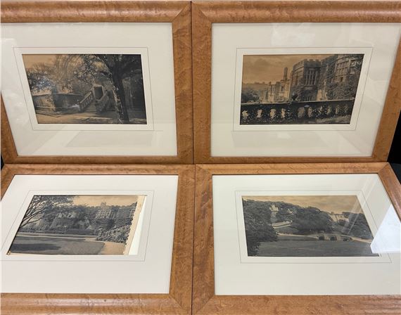 Haddon Hall | A set of four earlyth century Haddon Hall of house and ...