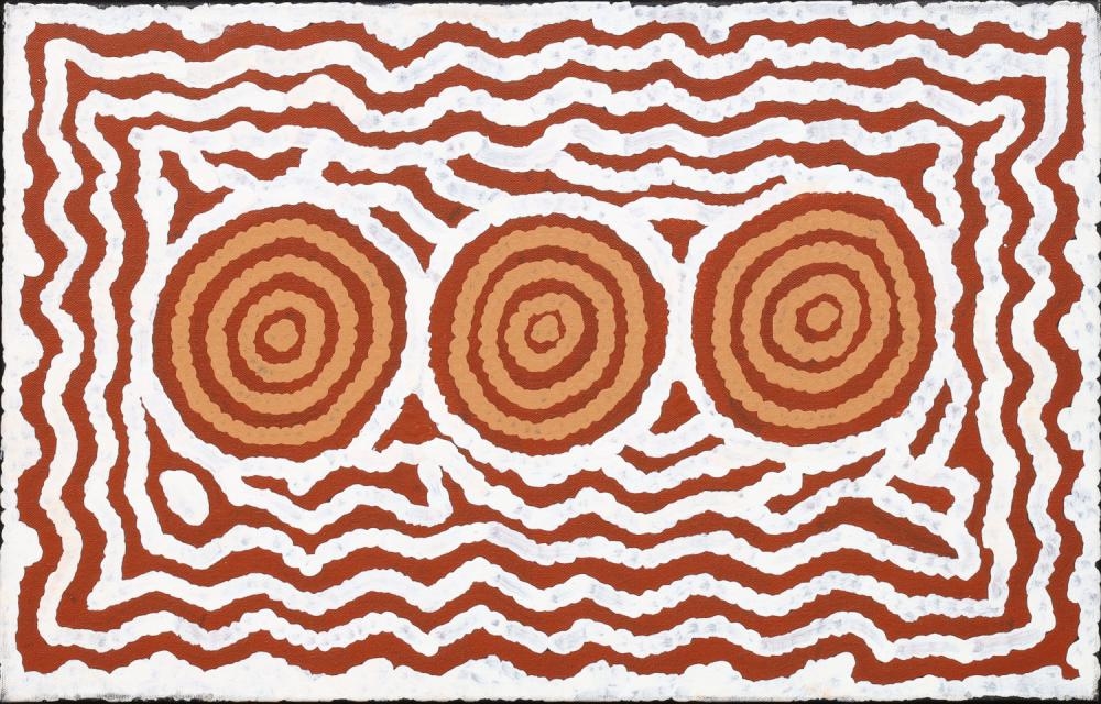 Barney Campbell Tjakamarra | Tingari Cycle - Lake Macdonald (2002 ...