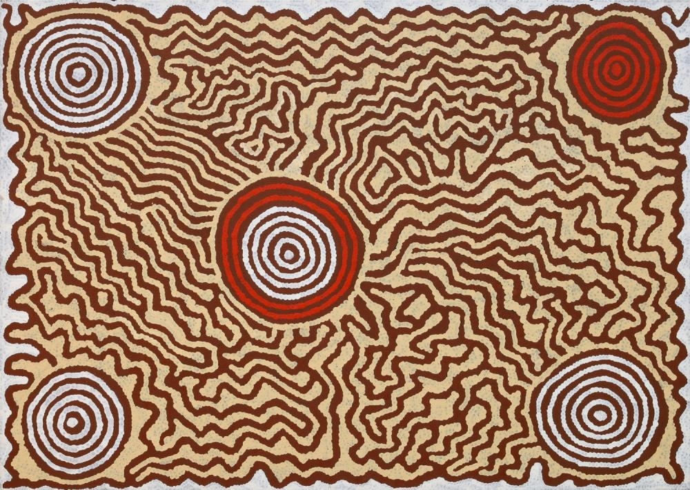 Barney Campbell Tjakamarra | Tingari Cycle (2000) | MutualArt