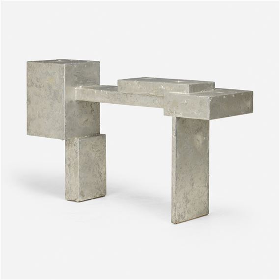 Christopher Gentner | Pewter console table (2015) | MutualArt