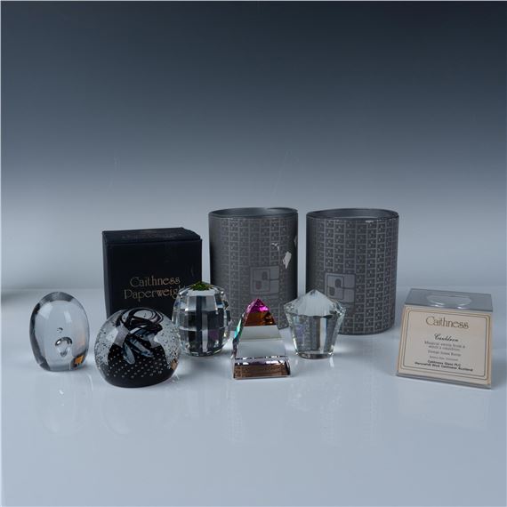 Swarovski | 5pc Swarovski, Gorham, Caithness & Art Glass Paperweights ...