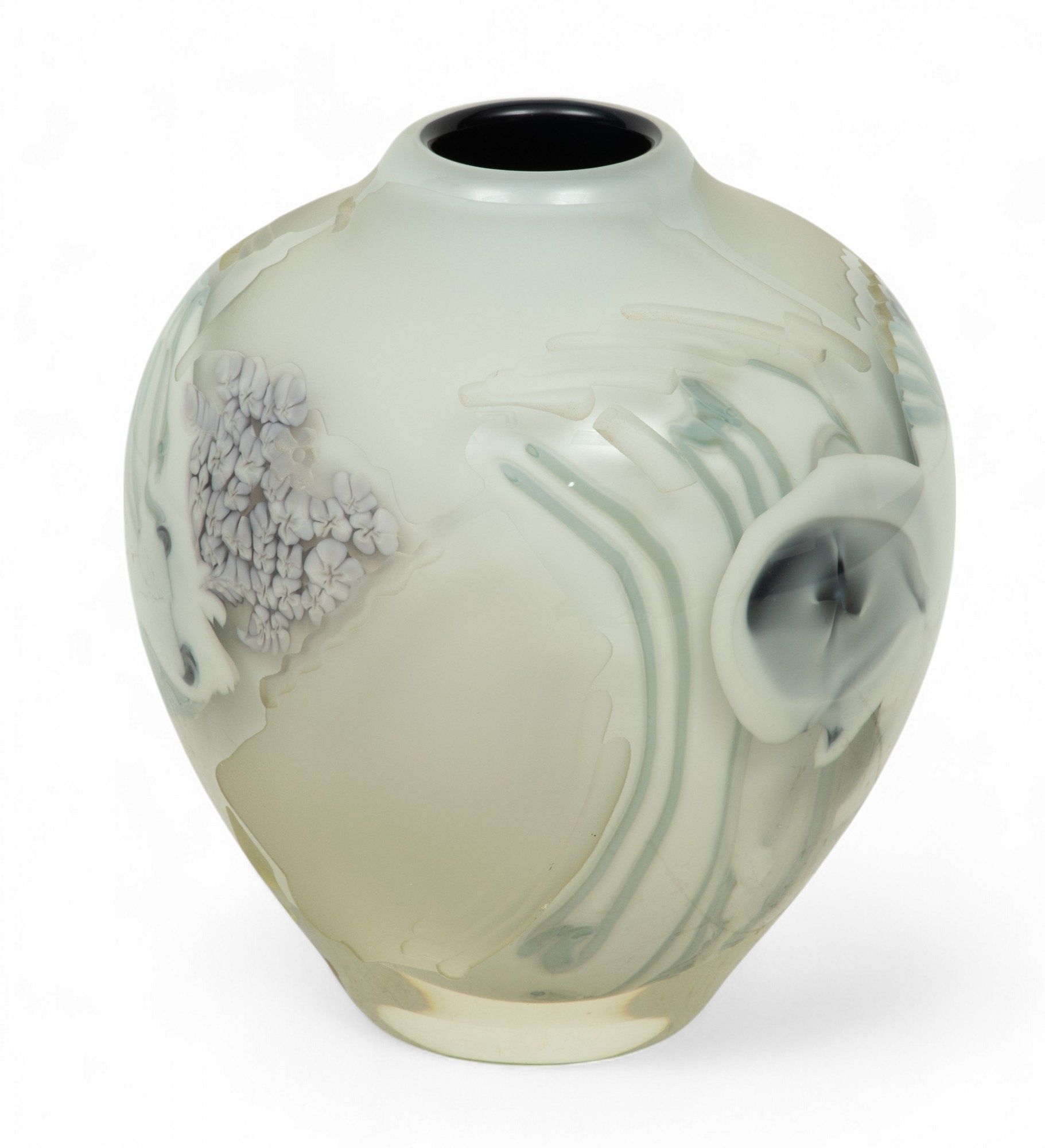 Richard Ritter | Richard Ritter (Detroit, B. 1940) Studio Glass Floral ...
