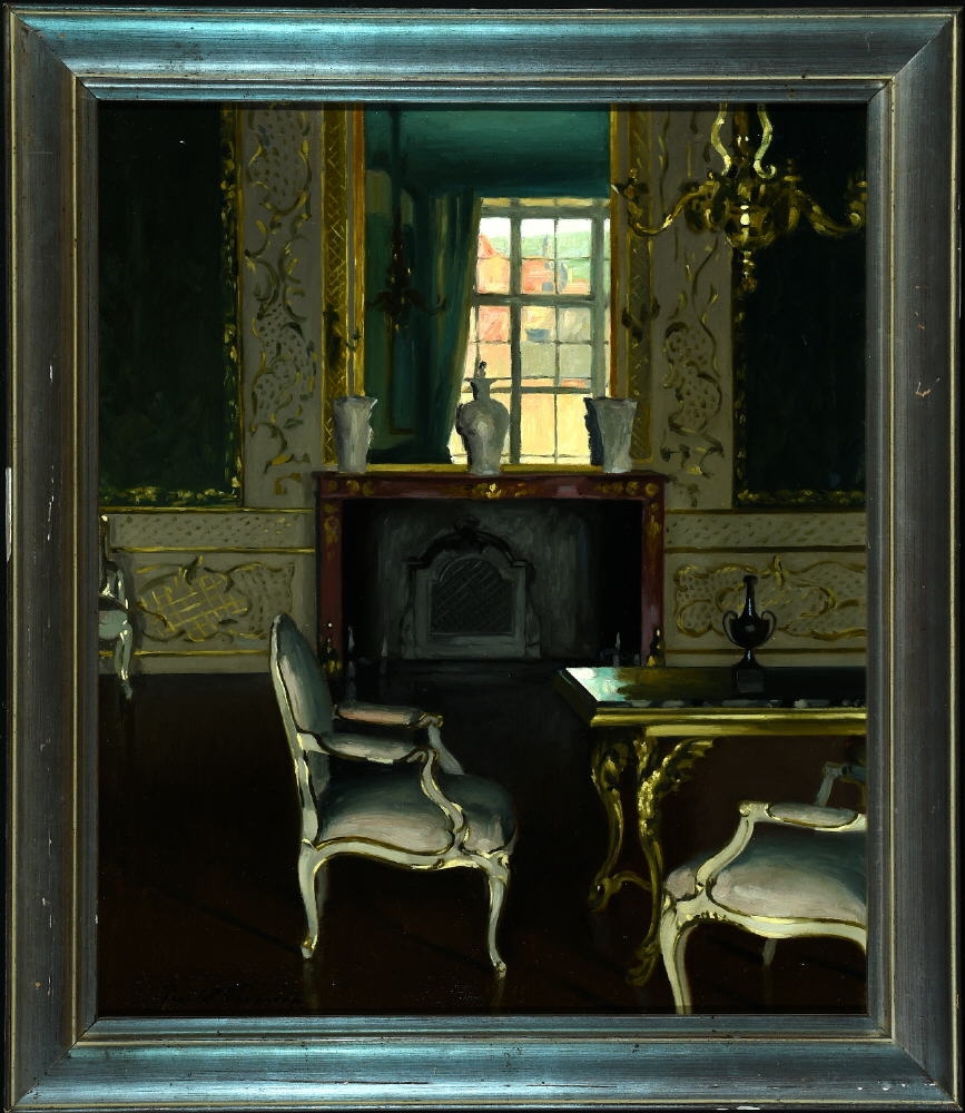 Paul Walter Ehrhardt | Schlossinterieur am Kamin | MutualArt