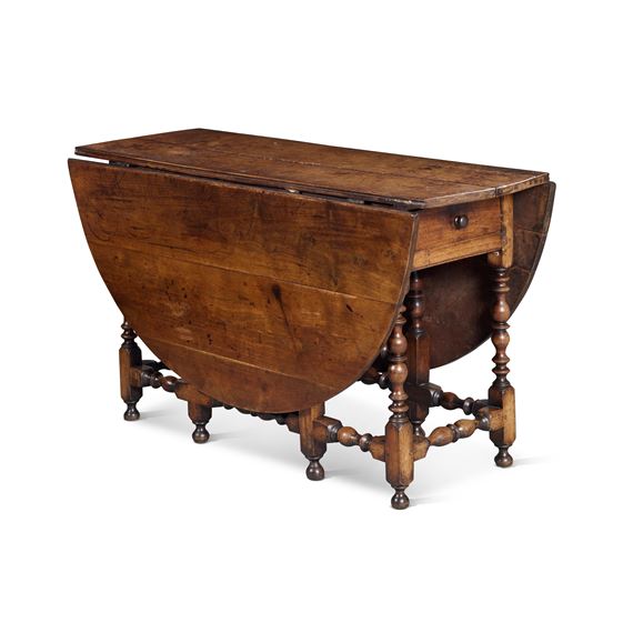 William And Mary | A William and Mary Turned and Joined Gateleg Table ...