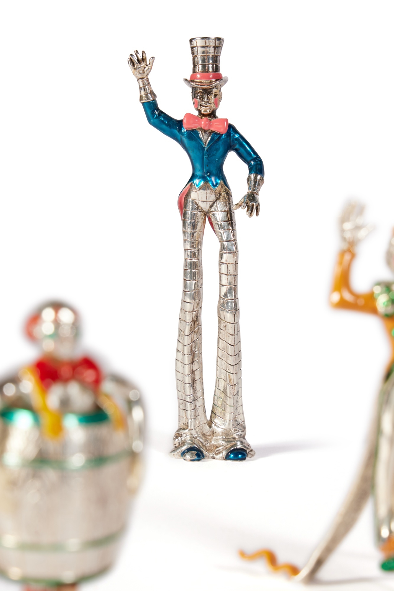 Gene Moore | A Group of Silver and Enamel Circus Figures, Designed by ...