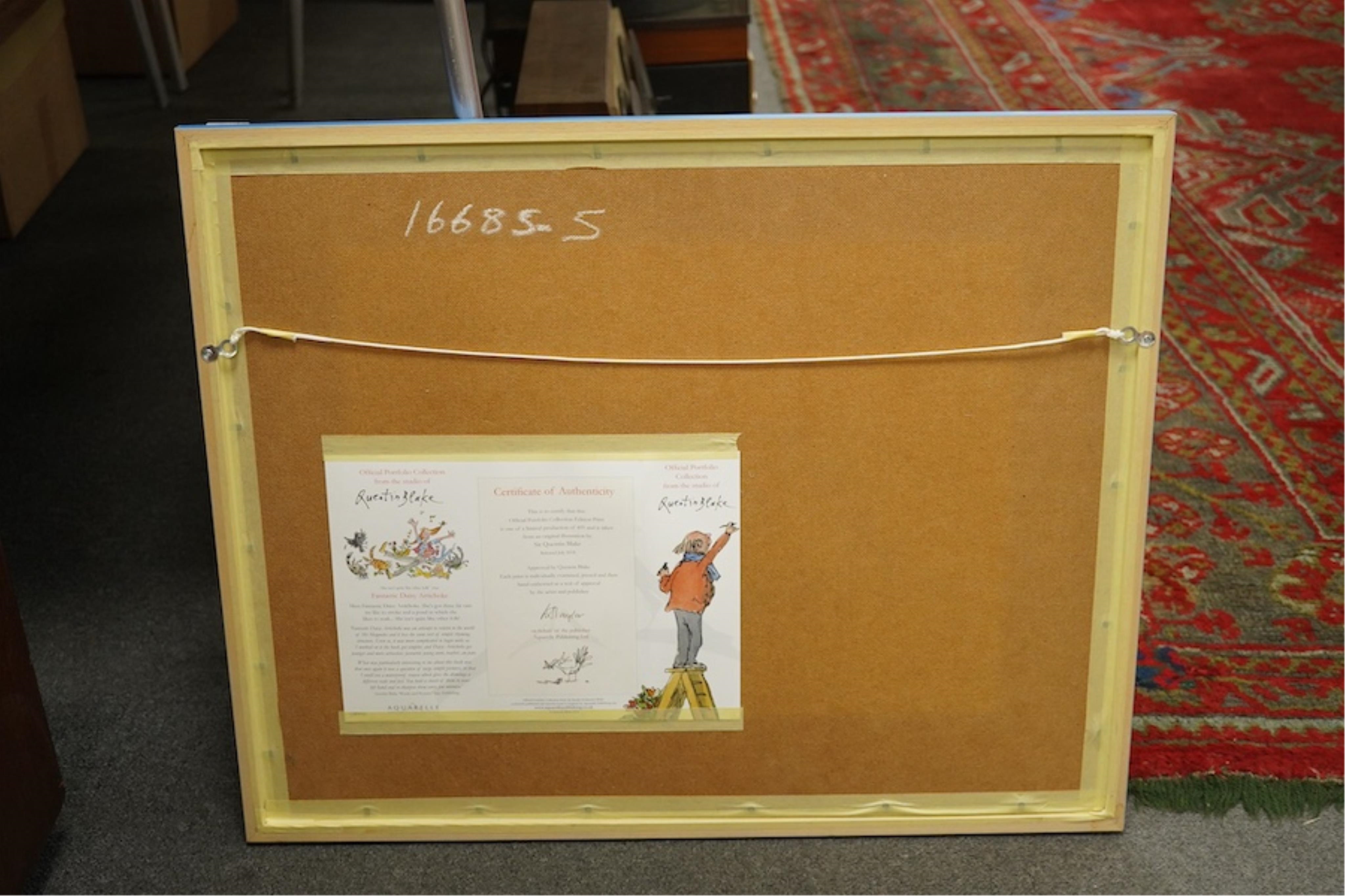 Quentin Blake | Fantastic Daisy Artichoke | MutualArt
