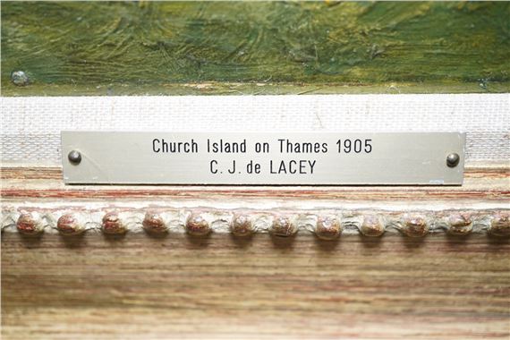 Charles John de Lacy | Church Island on the Thames (1905) | MutualArt