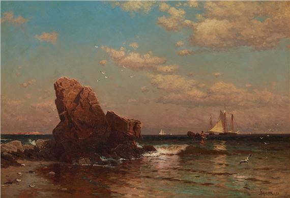 Alfred Thompson Bricher | By the Shore (1883) | MutualArt