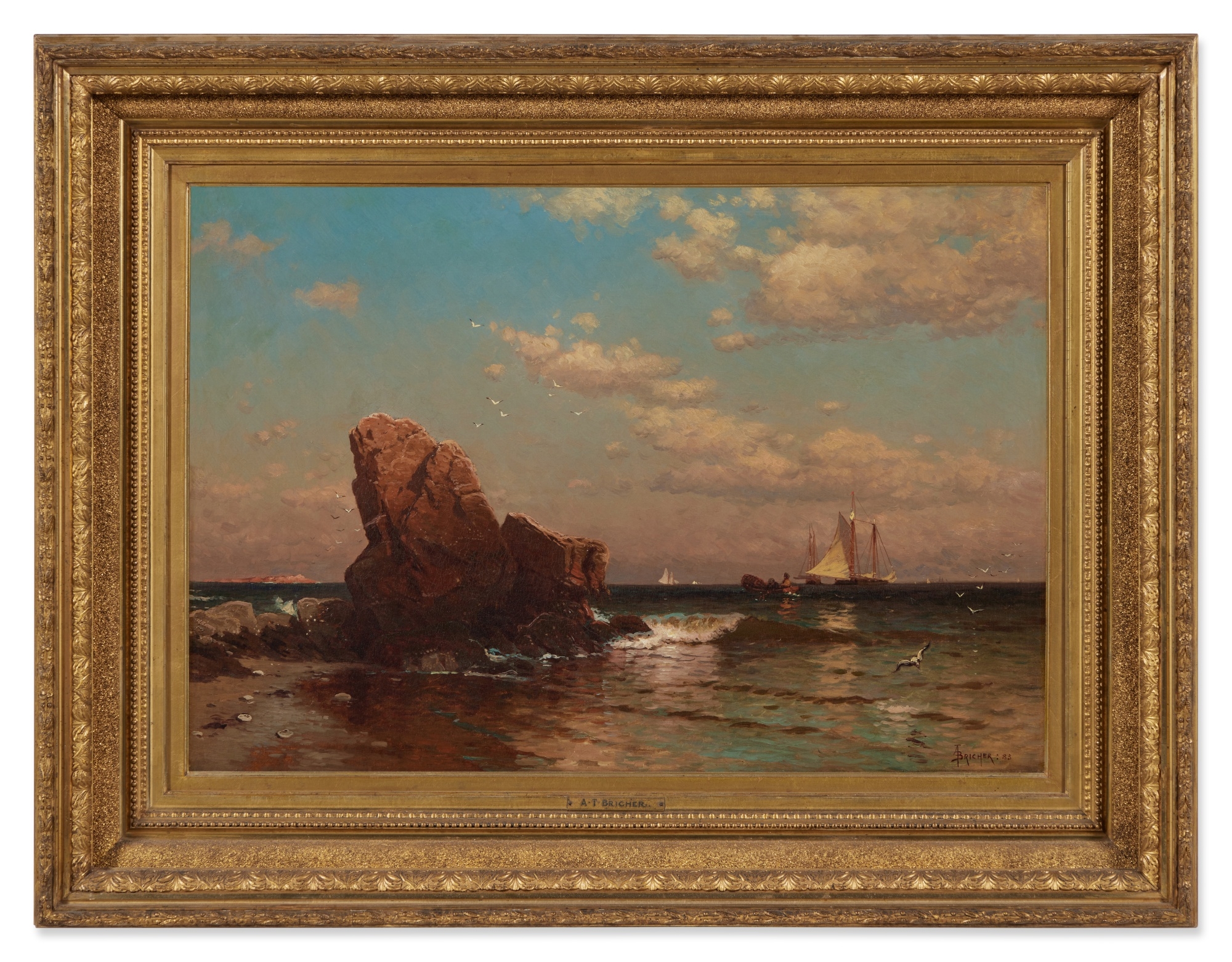 Alfred Thompson Bricher | By the Shore (1883) | MutualArt