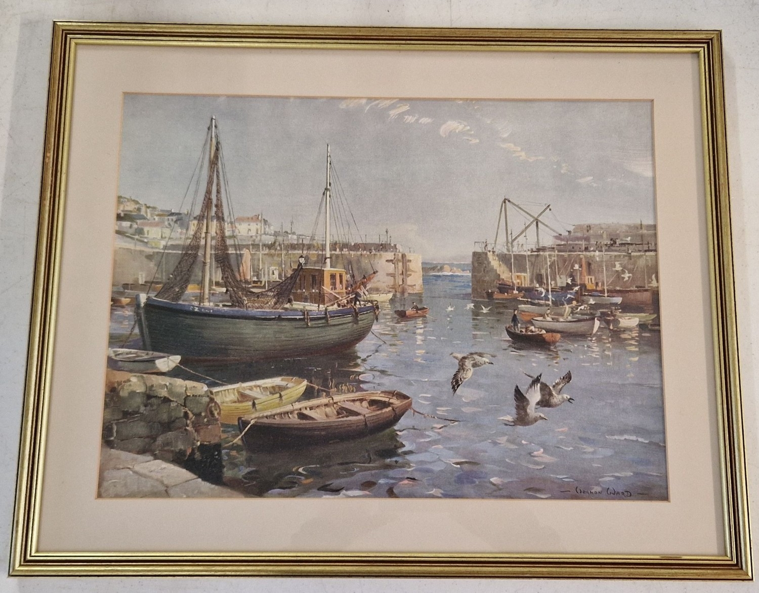 Vernon Ward | A vintage Vernon Ward print, Safe Anchorage | MutualArt