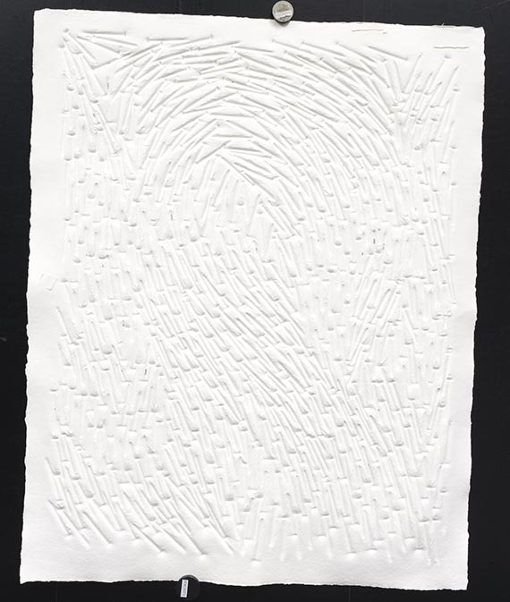 Günther Uecker | Strömung III (2005) | MutualArt