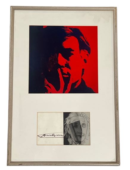 Andy Warhol | Signed Einstein & ANDY WARHOL Portrait Prints, Attr ...