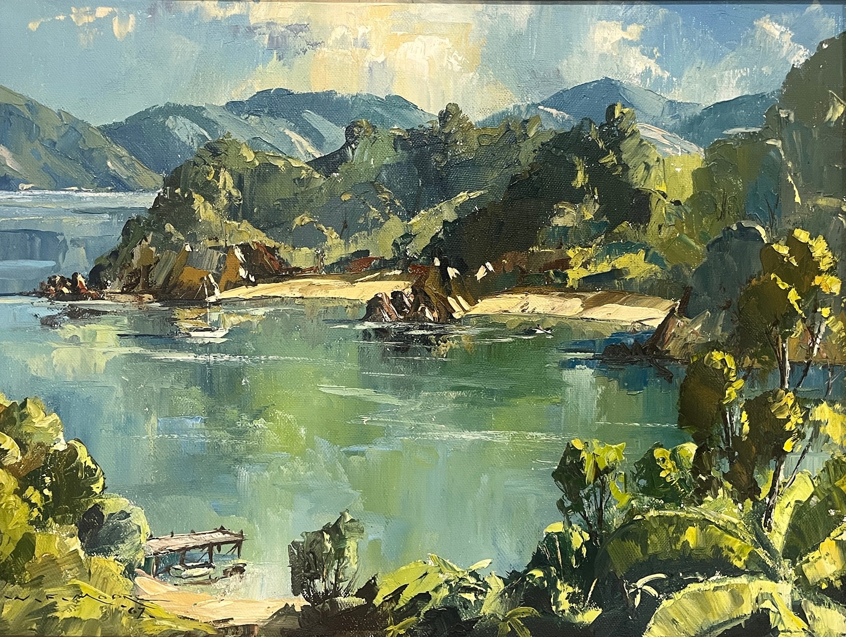 William Francis Moore | A WILLIAM FRANCIS MOORE Impressionist Landscape ...