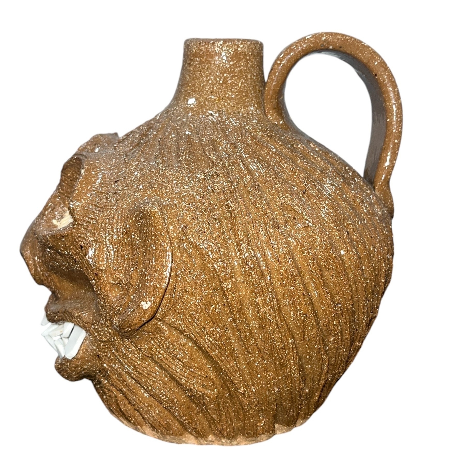 Dale Costner | A Rare Signed DALE COSTNER Folk Art Face Jug | MutualArt