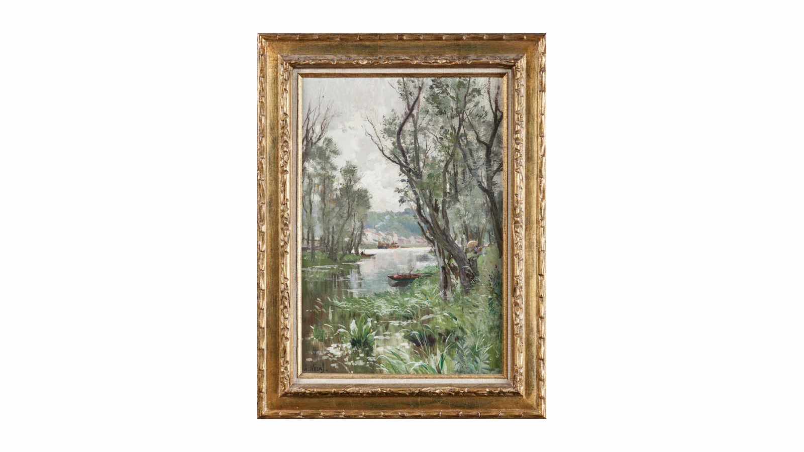 Alexandre Nozal | Alexandre NOZAL (1852-1929). Le peintre au bord de la ...
