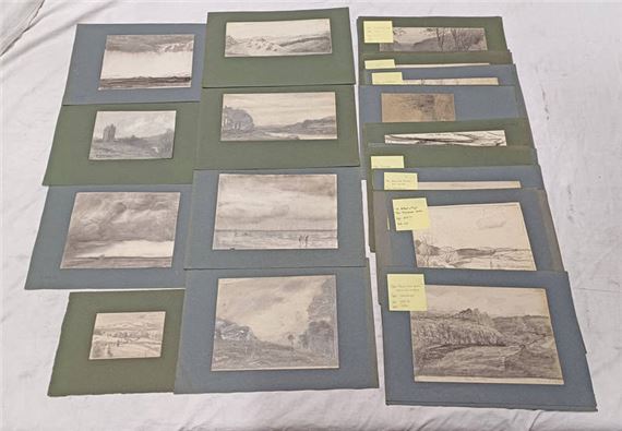 David Waterson | selection of sketches including st cyrus | MutualArt