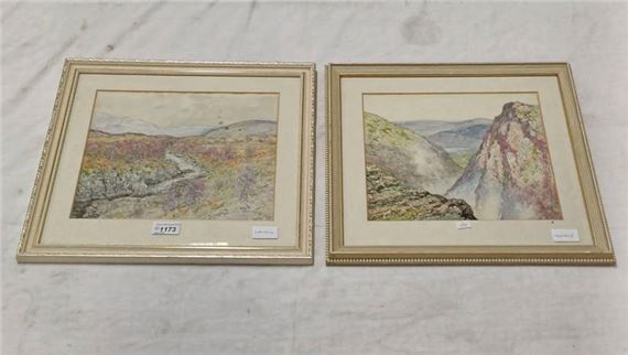 David Waterson | 2 highland scenes 1 x signed & 1 unsigned 2 framed ...