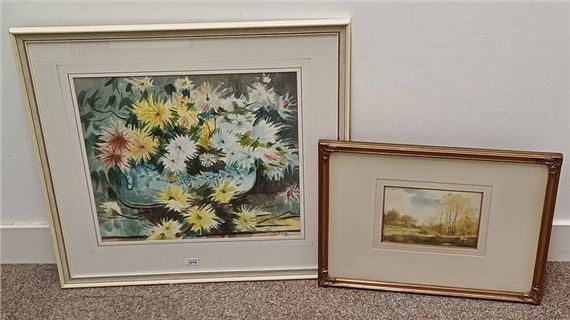 Chris Murray | chrysanthemums | MutualArt