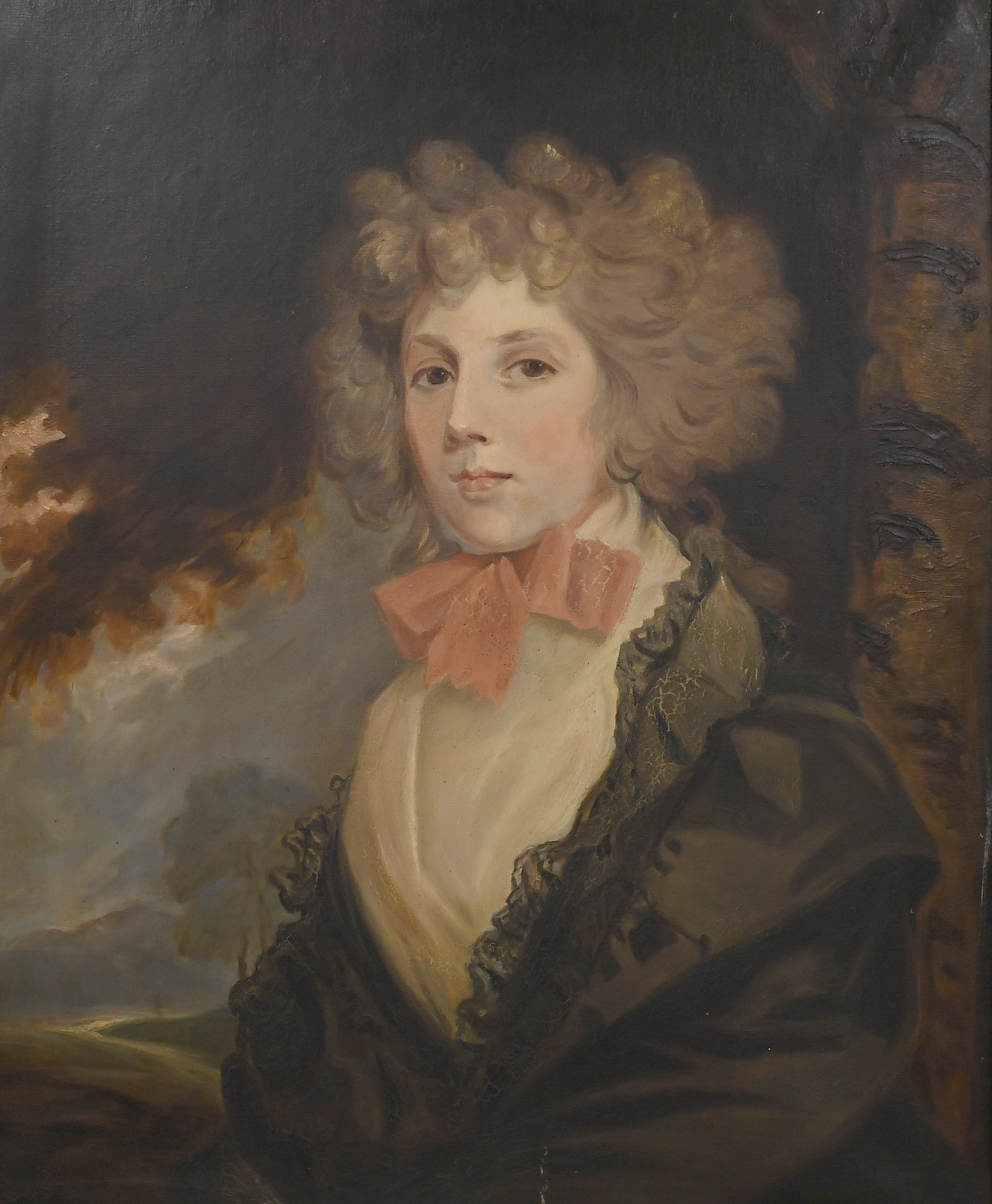 George Romney | Portrait of an elegant lady, possibly Mrs Mark Currie ...
