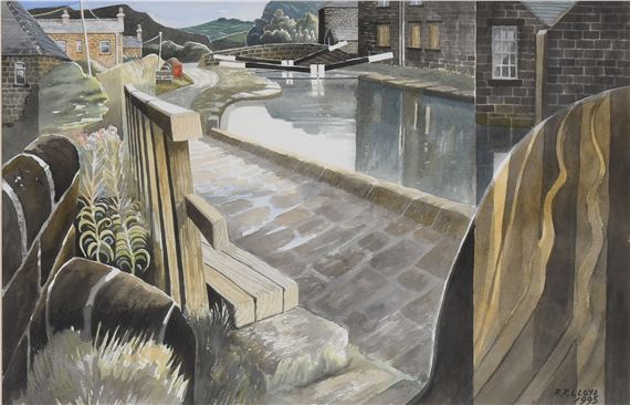 Reginald James Lloyd | Overflow, Rochdale Canal (1995) | MutualArt