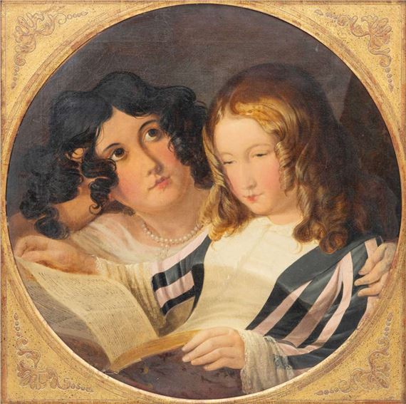 Anson A. Martin | Lezende zussen | MutualArt