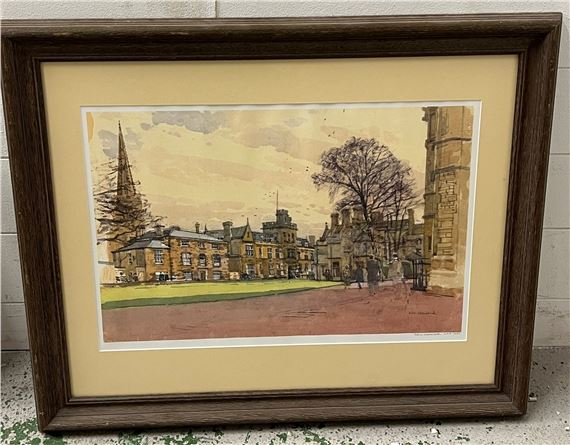 Ken Howard | A limited edition print signed by Ken Howard 244/350 70cm ...